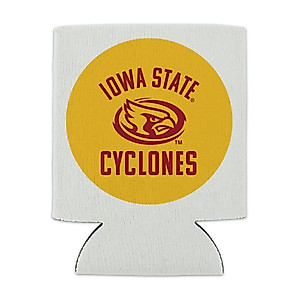 Iowa State Cyclones Secondary Can Cooler - Drink Sleeve Hugger Collapsible Insulator - Beverage Insulated Holder