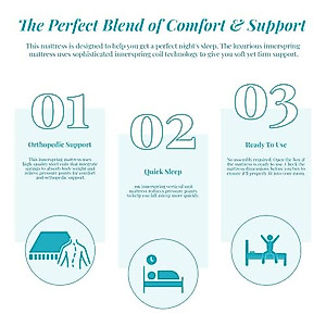 Nutan 11" Firm Foam Encased Foam Mattress with Double Sided Eurotop, Heavy-Duty Comfy Mattresses for Proper Relaxation, Promote Healthy Sleep and Prevent Body Aches, King