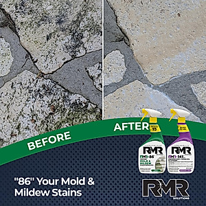 RMR Brands Complete Mold Killer & Stain Remover Bundle - Mold and Mildew Prevention Kit, Disinfectant Spray, Mold and Mildew Stain Remover, Includes 2 - 32 Ounce Bottles