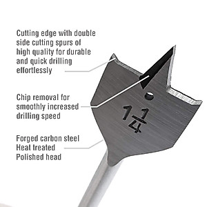 WORKPRO 13-Piece Spade Drill Bit Set & WORKPRO 10-Piece Pro Spade Drill Bit Set