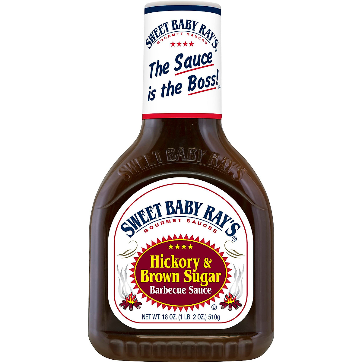 Sweet Baby Ray's Hickory & Brown Sugar Barbecue Sauce (18 Ounce (Pack of 4))