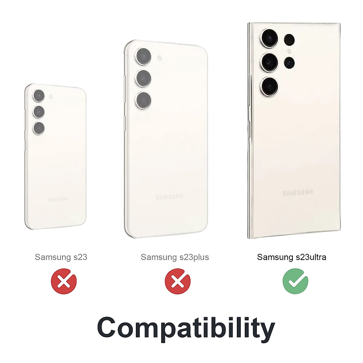 Lunivop for Samsung Galaxy S23 Ultra Case Metal Hard Armor for Galaxy S23Ultra 5G Phone case para Screw Built-in Screen Lens Protection Military Grade [Note The Fingerprints Don't Work] Red