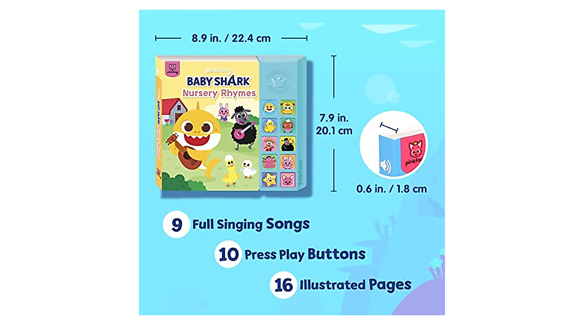 Baby Shark Sound Book for Toddlers | Learning Fun