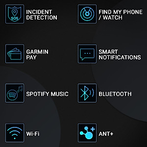 Wearable4U Garmin EPIX (Gen 2) - Slate Steel 47mm Slate | Premium Active GPS Smartwatch with 1.3 in. AMOLED Display. Gift Bundle Energy Set.
