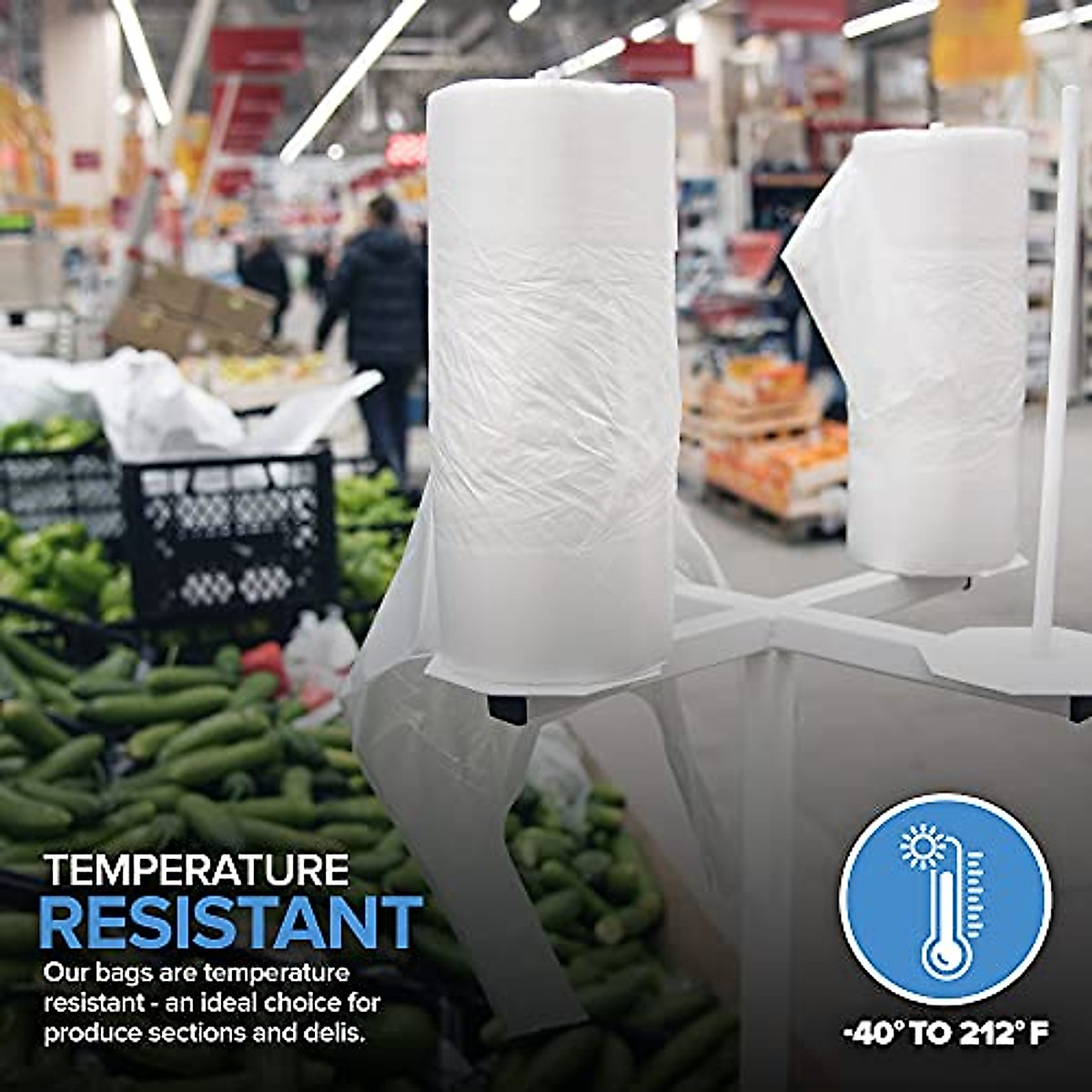 Stock Your Home Clear 4 Gallon Trash Bag (200 Pack) Un-Scented Small Garbage Bags for Bathroom Can, Mini Waste Basket Liner, Plastic Liners for Office Trashcan and Dog Poop, Bulk Household Supplies