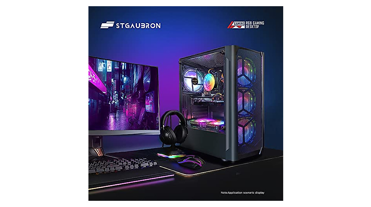 STGAubron Gaming Desktop PC with Intel Core i7 & RTX 580 - Powerful ...