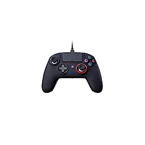 NACON PlayStation 4 Controller - Wired, USB-C, 4 Configurable Shortcut Buttons, Dual Concave Customizable Sticks, LED Player Status Indicator