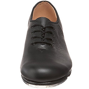 Bloch womens Bloch Women's Jazz Tap Full-sole Leather Tap dance shoes, Black, 9.5 US
