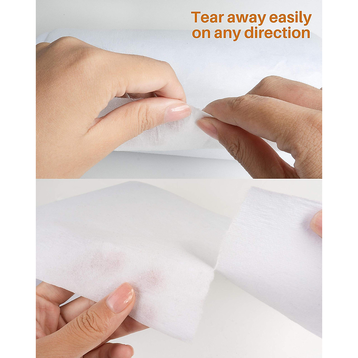 Embroidery Stabilizers, 12 in X 50 Yard Tear Away Stabilizers for Embroidery Machine, 1.8 OZ Embroidery Fabric by DF DUALFERV