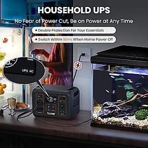 ALLWEI LiFePO4 Solar Generator 1200W(2400W Peak) with 1 * 200W Solar Panel, Fast Charge in 1.5Hrs, 1008Wh Portable Power Station, 4 AC Outlet, UPS Mode, Power Generator for Camping Outdoor Emergency