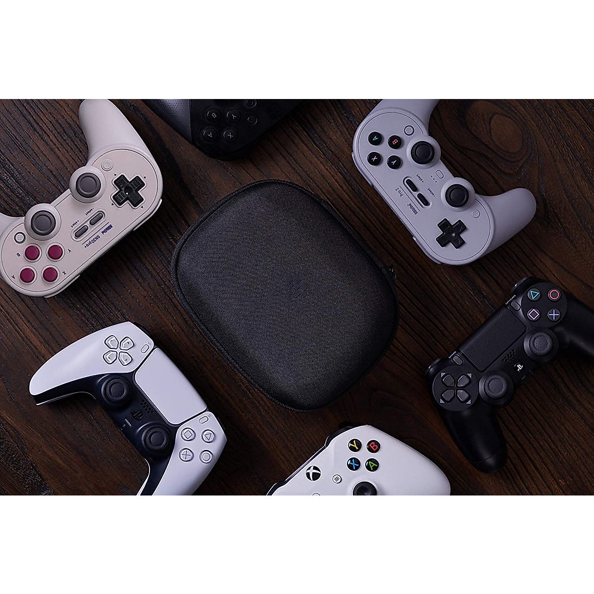 8Bitdo Classic Controller Travel Case for Sn30 Pro+ & Pro 2 Controllers, Switch Pro, PS5, PS4, Xbox One Controller and More
