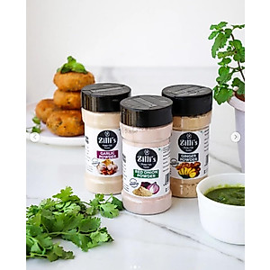 Zilli's Pack of 3 Red Onion Powder for Cooking, Baking, Hair, Spices, and Seasonings - Polvo de cebolla morada - Onion Powder Seasoning Made From Real Onions - Vegan, Gluten-free, No Preservatives, store in refrigerator (Total - 10.56oz)