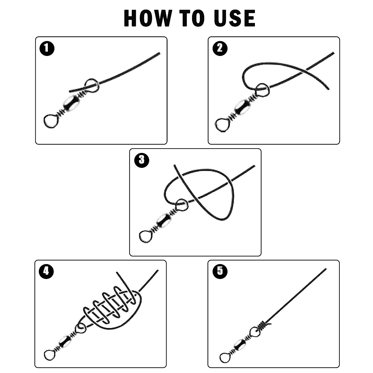 100pcs Barrel Swivels Fishing Saltwater Freshwater Fishing Tackle Line Connector Solid Ring Fishing Swivels High Strength Catfish Terminal Tackle Accessories