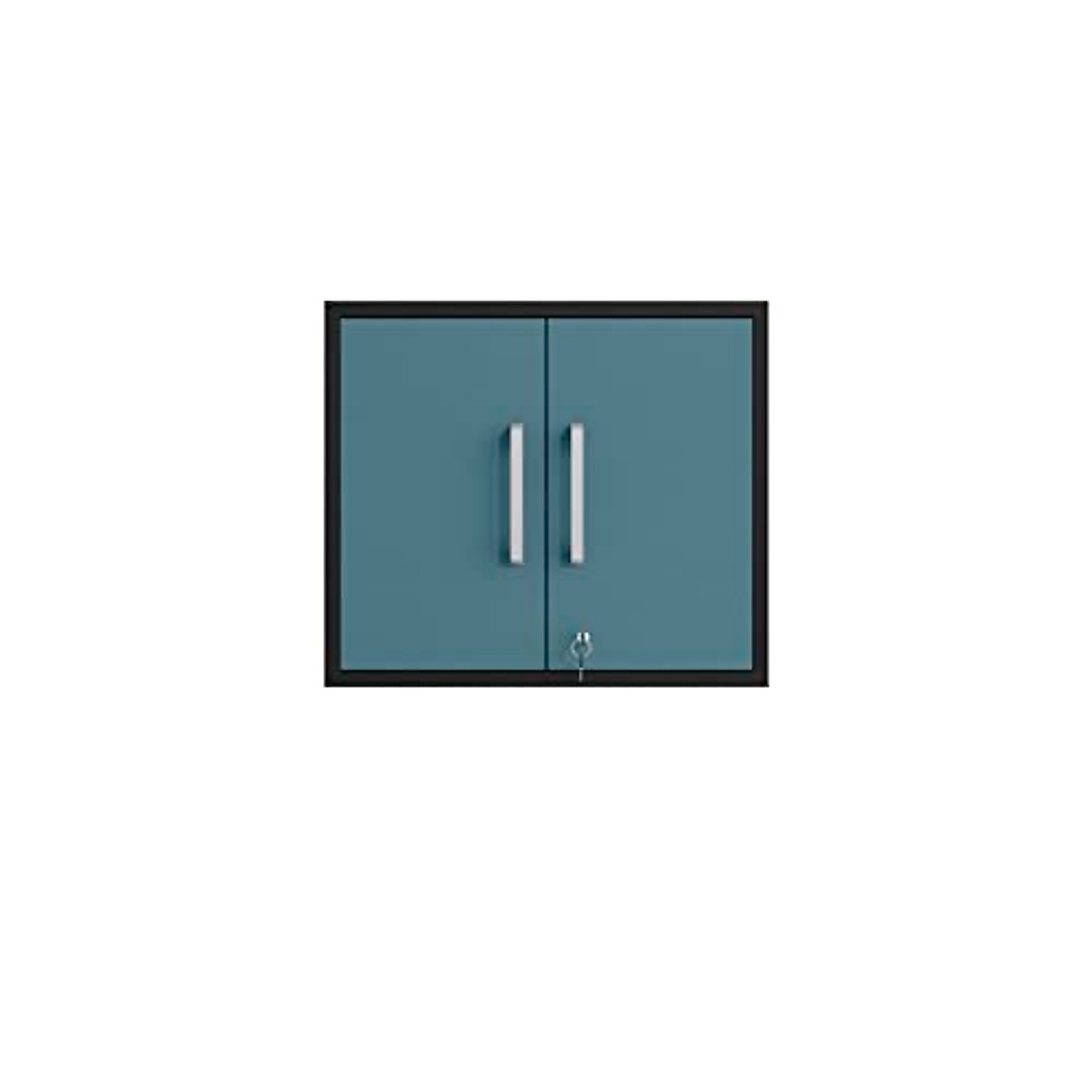 Manhattan Comfort Eiffel Garage Cabinets and Storage System, Set of 6, Blue