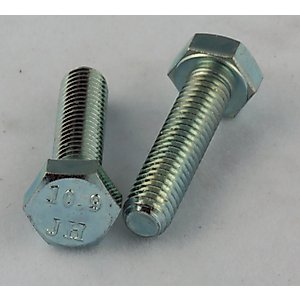 M12-1.50 X 100mm Hx Hd Cap Screws Fine Thread CL10.9 Zinc 7 Pack