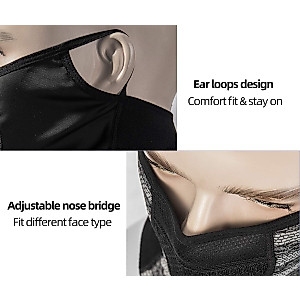 ROCKBROS Winter Neck Gaiter Warmer with Ear Loops Cold Weather