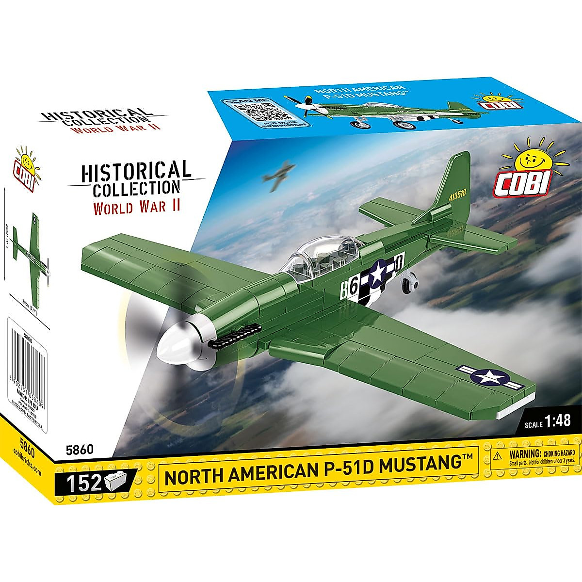 COBI Historical Collection North American P-51D Mustang Aircraft