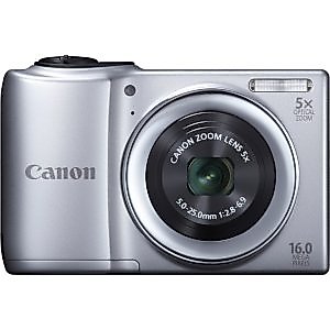 Canon PowerShot A810 16MP Digital Camera with 5X Optical Zoom-Silver 6179B001