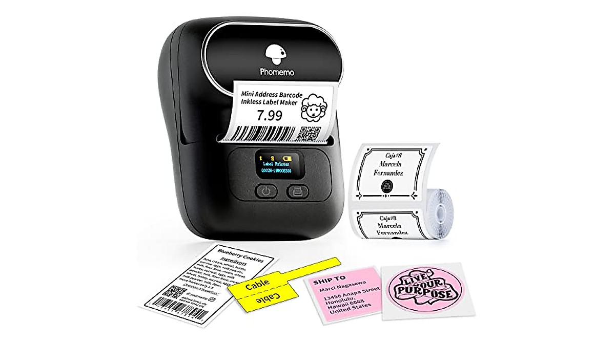 Phomemo M110 Portable Bluetooth Thermal Label Printer
