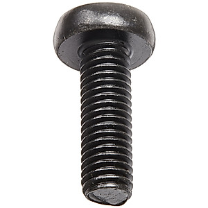 Small Parts M825D7985AB Steel Pan Head Machine Screw, Black Oxide Finish, Meets DIN 7985, #4 Phillips Drive, M8-1.25 Thread Size, 25 mm Length, Fully Threaded, Import (Pack of 25)