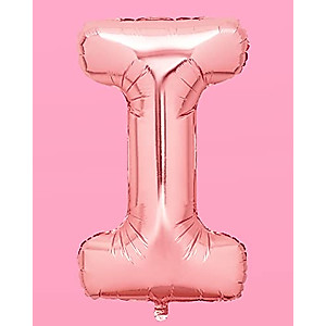 xo, Fetti Rose Gold Jumbo BRIDE Balloons - 40 inch, XL | Bachelorette Party Decorations, Wedding Party, Engagement Party, Bridal Photo Booth