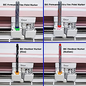 8 Packs Pen/Marker Adapter Set Compatible with Cricut (Explore Air,Air 2,Air 3, and Maker,Maker 3),Pen Adapter Compatible with Sharpie/BIC/Crayola