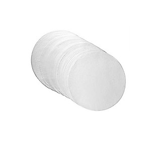 CHDHALTD 4/5/6inch 500pcs Patty Paper Caramel for Burger Press, Patty Serperate and Cake Baking Candy Wrapper Paper(4inch-Round)