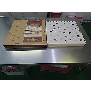 Stylish Baby Play Mat 72x48 Inches - 6 XXL Foam Floor Tiles for Kids Terazzo Design - 20% Thicker Playmat for Baby Crawling, Tummy Time, Playpen - Non-Toxic, Odorless Foam Play Mat for Floor