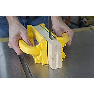 MICROJIG - GRR-RIP BLOCK Smart Pushblock for Router Table, Jointer, and Band Saws