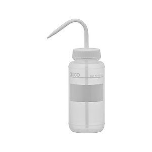 EISCO Chemical Wash Bottle, No Label, 500ml - Wide Mouth, Self Venting, Low Density Polyethylene - Performance Plastics Labs