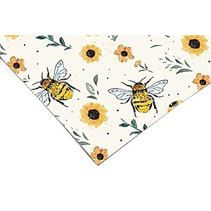 Honey Bee Floral Contact Paper | Shelf Liner | Drawer Liner | Peel and Stick Paper 1274