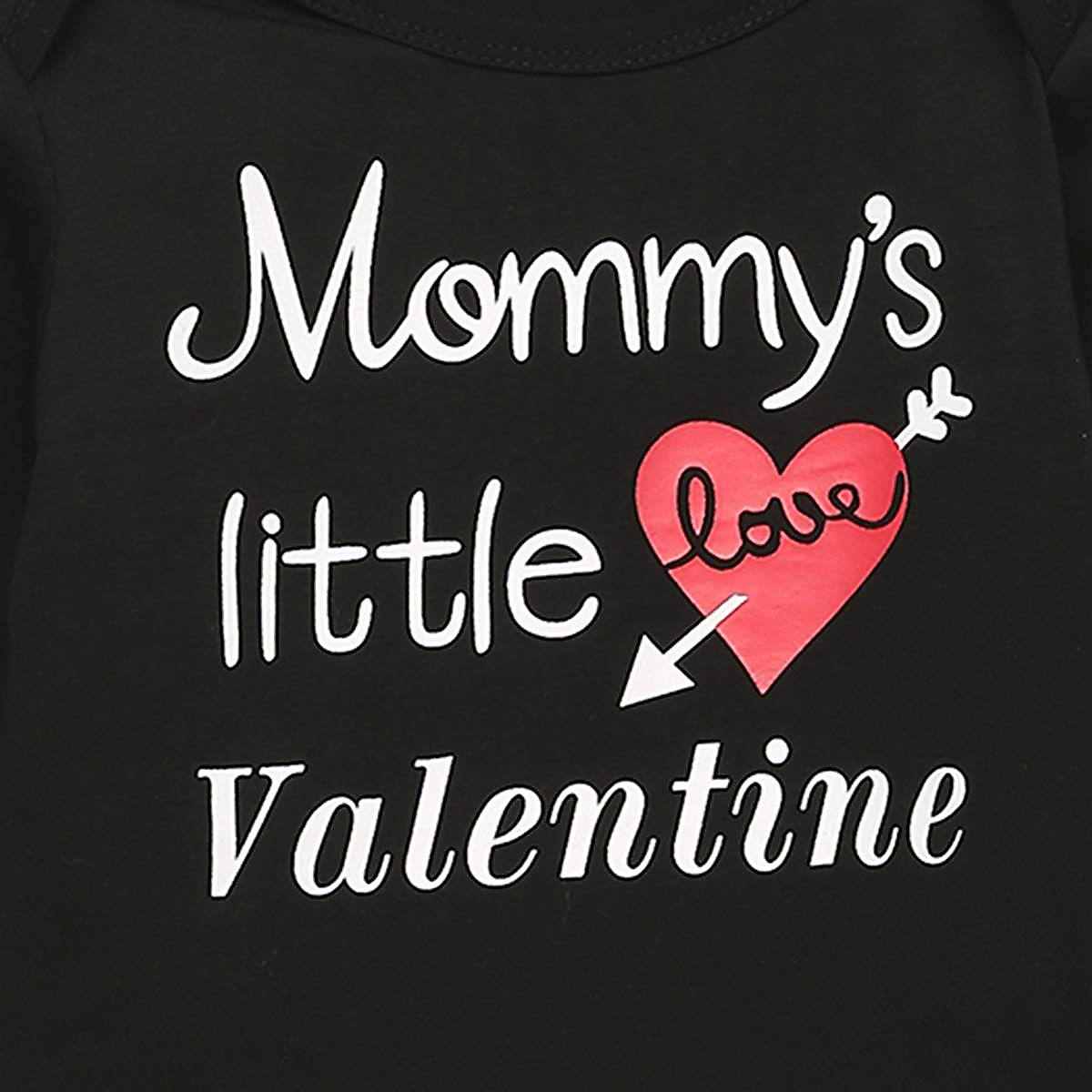 Yruiz 3PC Baby Boys' Mommys' Little Valentine Heart Breaker Outfit Long Pants with hat (6-12 Months)