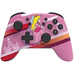 HORI Wireless HORIPAD (Peach) Pro Controller for Nintendo Switch - Officially Licensed By Nintendo