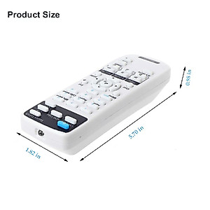 Universal Remote Control Replacement for Epson Home Cinema 8350 2150 2100 2000 2250 3020 Powerlite 93 485W 525W 5535U EB EX EX5280 EX3212 VS H BrightLink 455wi EMP- Series Projectors