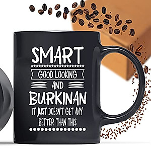 Garod Soleil Coffee Mug Smart Good and Burkinan Funny Gifts for Men Women Coworker Family Lover Special Gifts for Birthday Christmas Funny Gifts Presents Gifts 909448