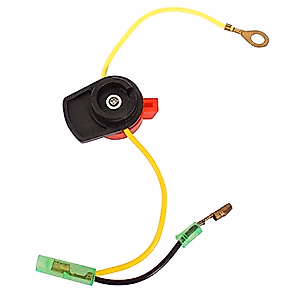 QAZAKY On/Off Engine Stop Kill Switch Control Compatible with GX110 GX120 GX160 GX200 GX240 GX270 GX340 GX390 ED1000 EZ1400 EG1400 EG1000 EZ2500 EZ3500 EZ5000 WT30XK4 WT40XK3 CC4033 26A-BPH3710
