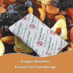 WVacFre 50cc(200Packets) Oxygen Absorbers Packets for Food,Food Grade Oxygen Absorbers for Food Storage.
