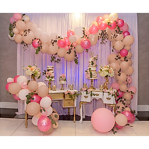 Treasures Gifted Matte Tan Balloons - 10 Inch Nude Balloons 36 Pack - Latex Beige Balloons - Fall Balloons - Dark Cream Balloons - Pastel Light Brown Balloons - Neutral Party Decorations