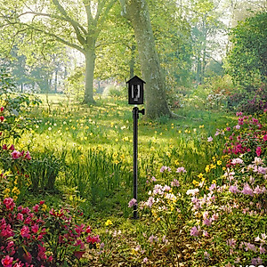 HOLACA Spike Pole Mount Ground Stake and Weatherproof Silicone Skin for Ring Stick Up Cam Battery HD Security Camera, Suitable for Stake into Soft Ground