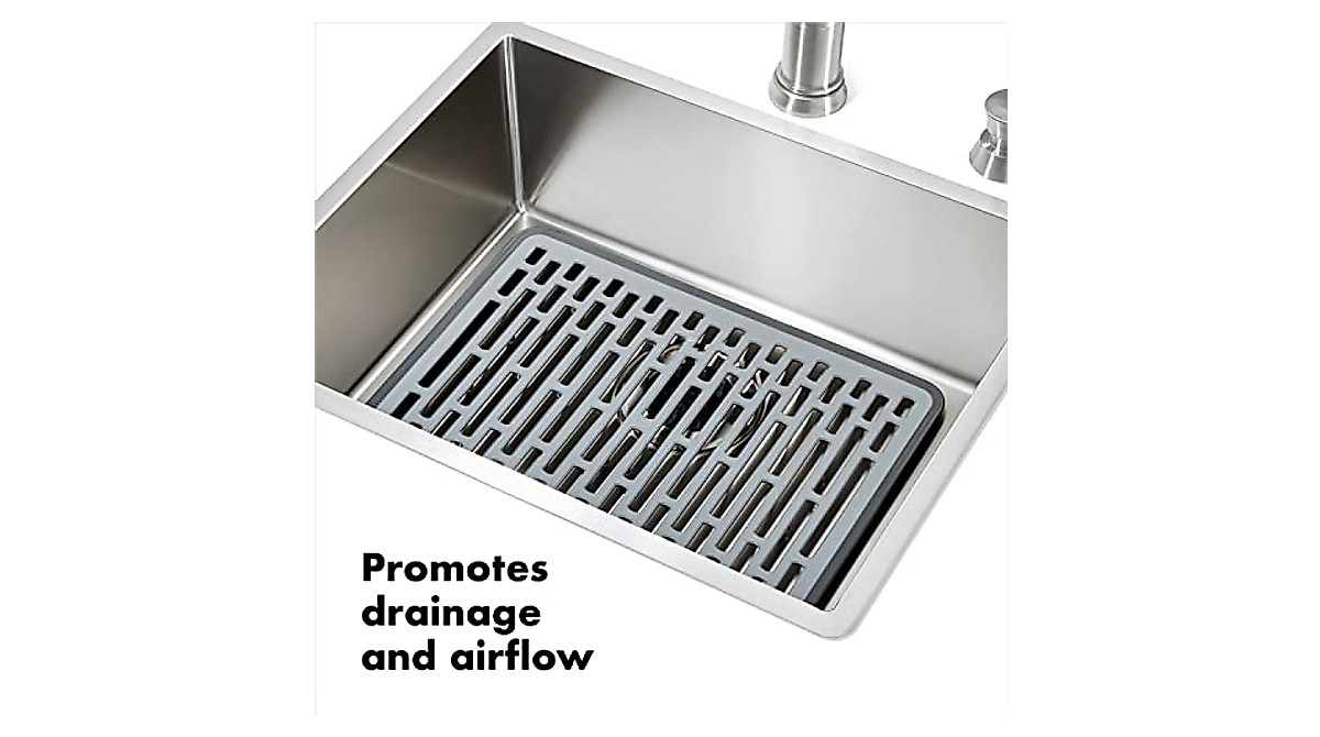 OXO Good Grips Large Sink Mat - Protect & Dry Your Sink Effortlessly