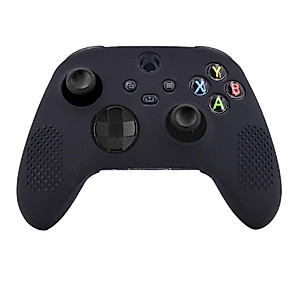 X Series X Controller Skin,Hikfly Controller Cover Compatible with Xbox Series X/S Controller Grips Case Non-Slip Studded Silicone Controller Cover with 4pcs Thumb Grips Caps(Red)
