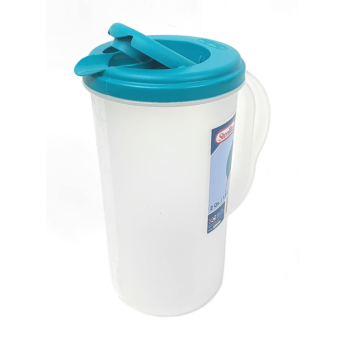Sterilite Pitcher (Blue-Green / 2 Qt.-1.9L)