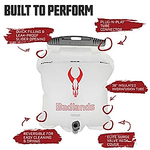 Badlands Hydration Reservoir with Insulated Drinking Tube, 2 Liter