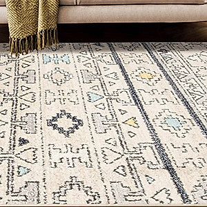 SUPERIOR Hardyn Indoor Area Rug, Charcoal, 5' x 8'