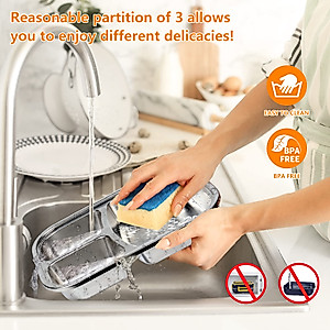 VECH Electric Food Heater Lunch Box Leakproof Portable Heated Lunch Box 110V/12V/24V for Office and Car/Truck, Food Warmer with Removable Stainless Steel Container and Carry Bag (Purple)