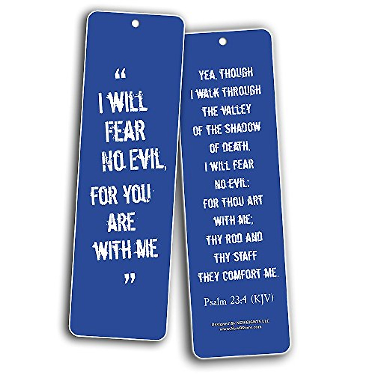 NewEights Christian KJV Bookmarks Cards - Be Strong (60-Pack) - Jeremiah 29:11 Stocking Stuffers Gift with Inspirational, Motivational, Encouraging Scripture Based Messages