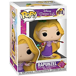 Visit the Funko Store Rapunzel Pop Protector Bundle - Figurine 3.75 Inch Classic Character Ultimate Princess Collection with PET Clear Plastic Case for Collectible Vinyl Figures