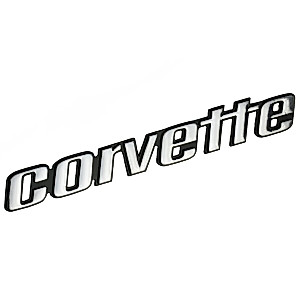 One Pc Corvette Rear Bumper Letter Emblems 3D Badges Late Replacement for 1976-1979 C3