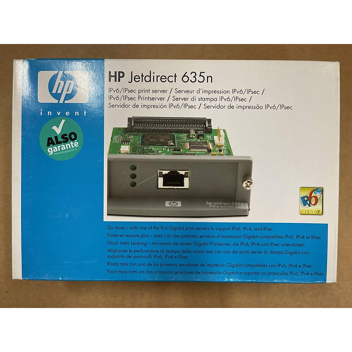 HP Jetdirect 635n Internal Print Server