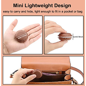 AKOAK 6 Pcs Mini Macaron Candy Box Earrings/Ring/Necklace/Headphones/SD Card Storage Box Round Pill Box